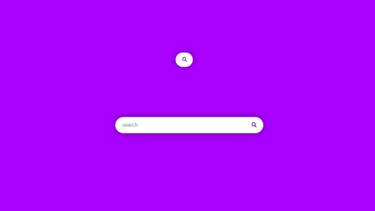 Animated Search Bar With Html And Css Code Info